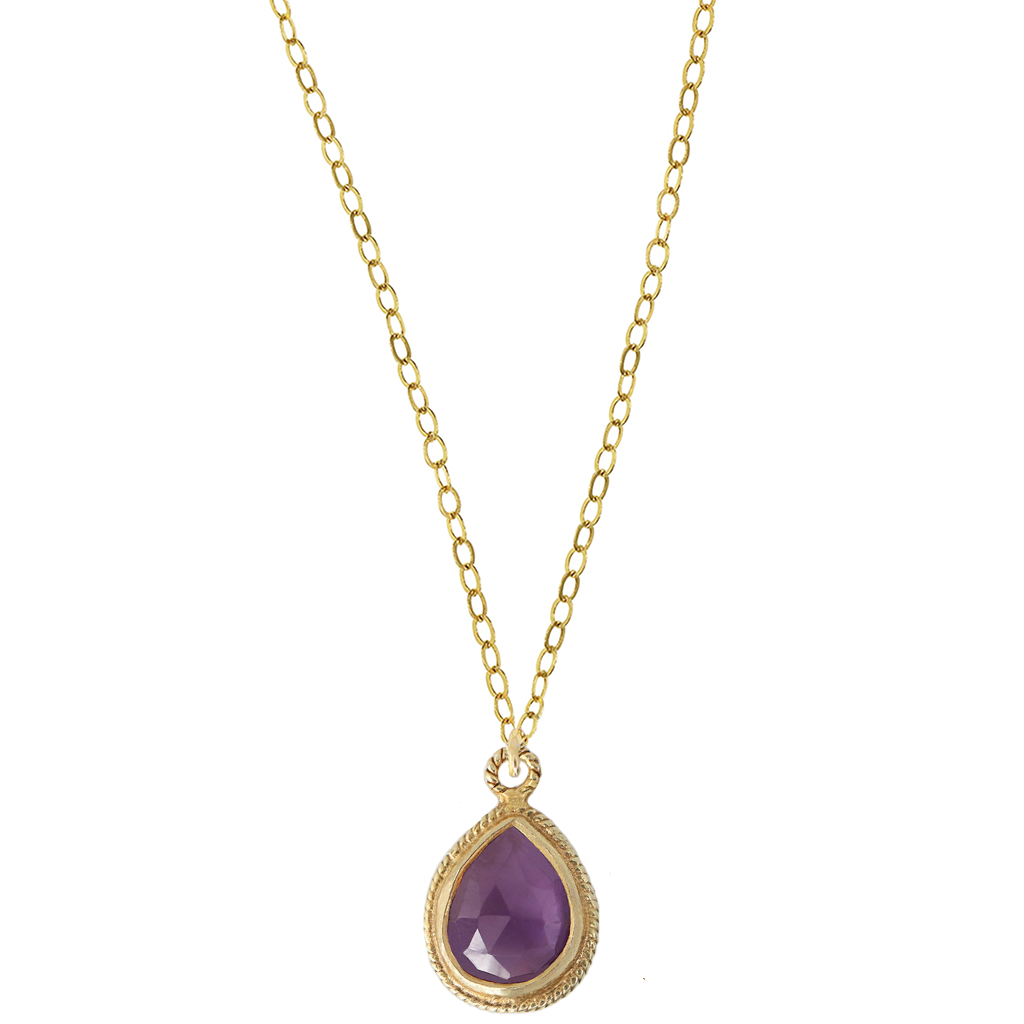 Amethyst chakra necklace store